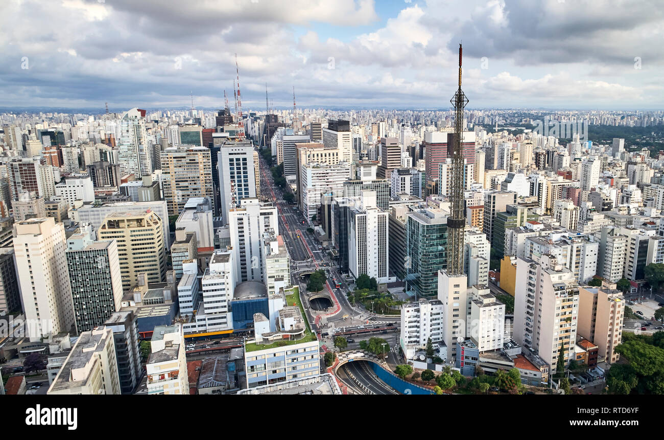 Brazil avenue hi-res stock photography and images - Alamy