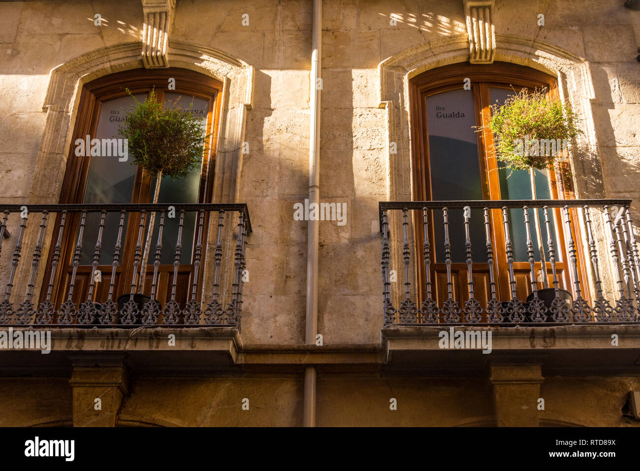 Wrought iron balconies to windows hi-res stock photography and images ...