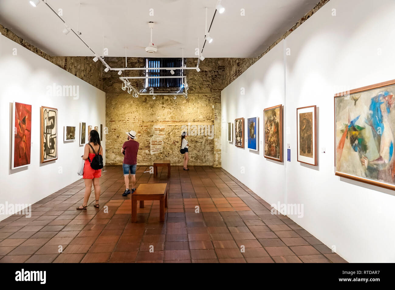 Cartagena Colombia,Museo de Arte Moderno,modern art artwork museum ...