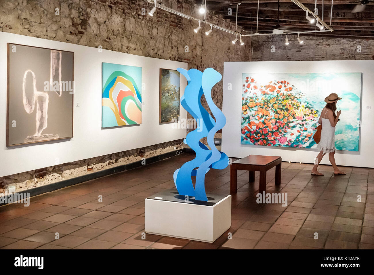 Cartagena Colombia,Museo de Arte Moderno,modern art artwork museum ...