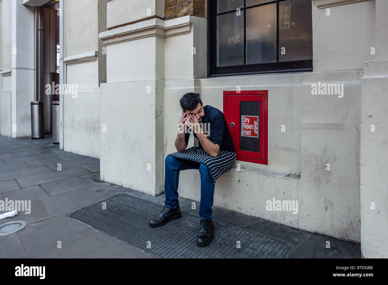Cigarette Break High Resolution Stock Photography and Images - Alamy