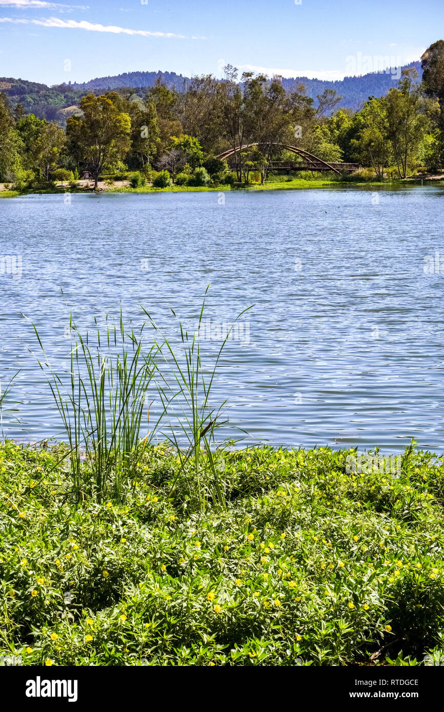Vasona Reservoir, Vasona Lake County Park, California Stock Photo - Alamy