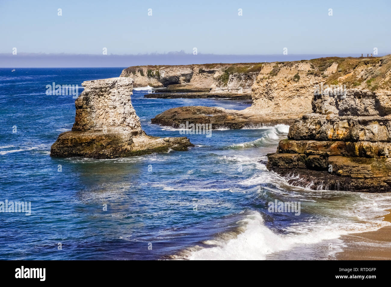 Pacific Ocean Coast, Wilder Ranch State Park, California Stock Photo ...