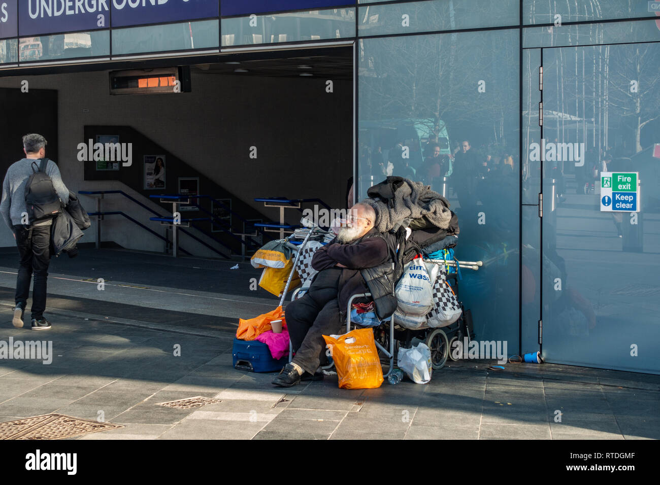 Homeless Person Belongings High Resolution Stock Photography and Images ...