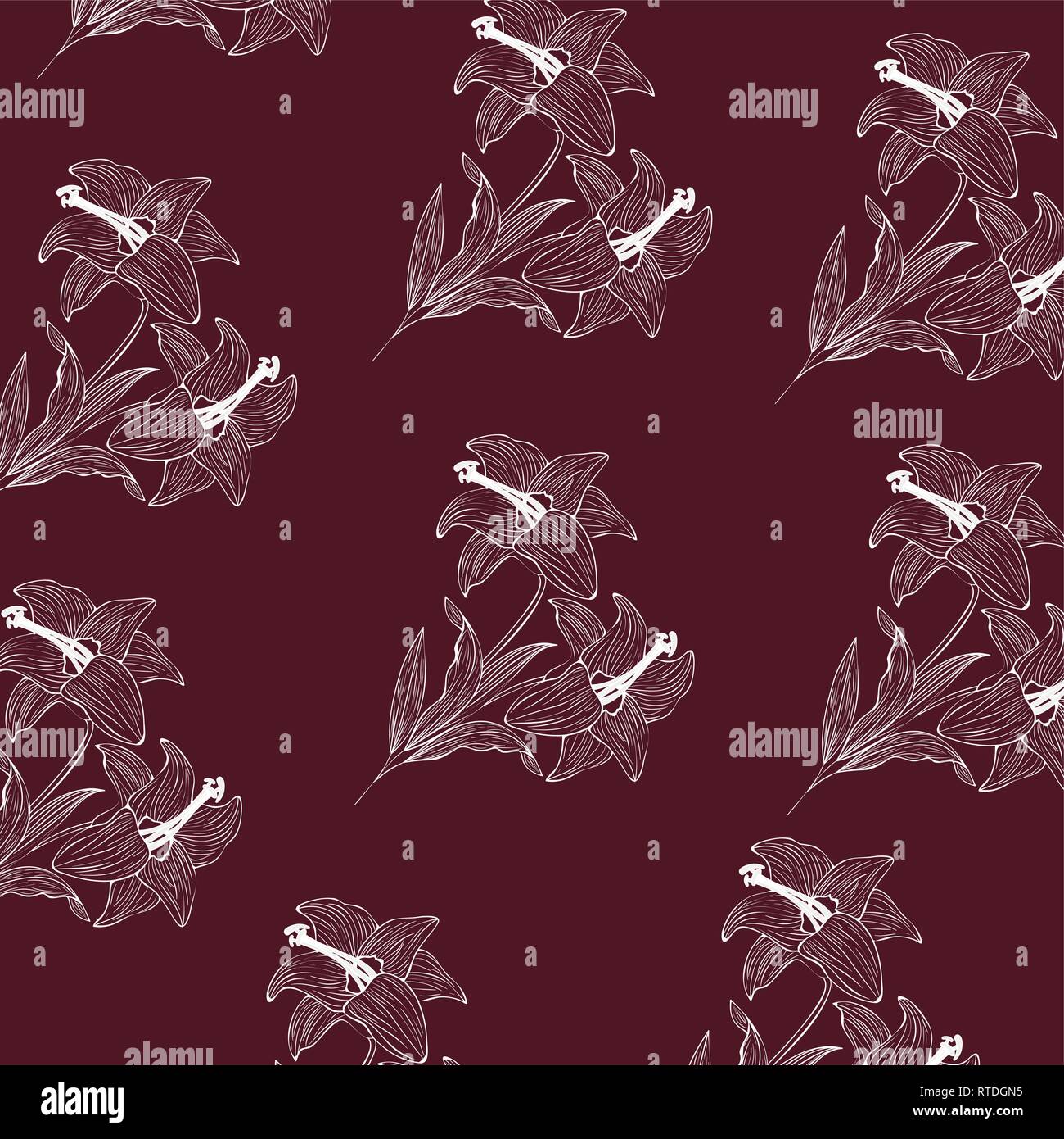 Detailed work on flora Stock Vector Images - Alamy