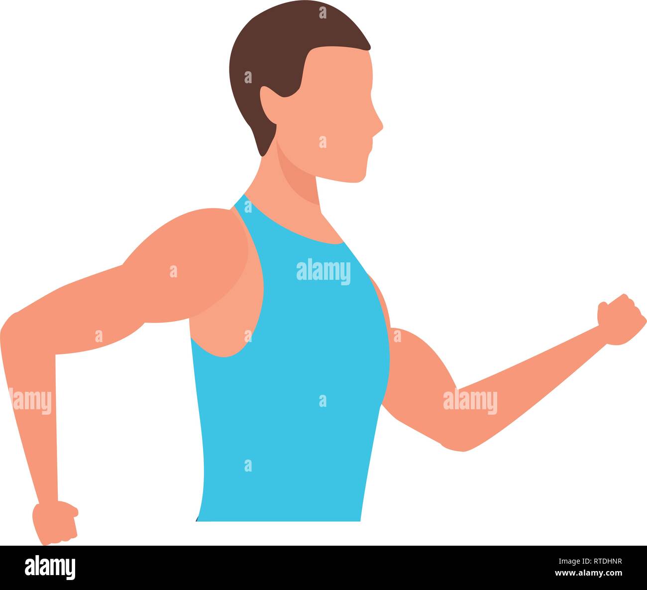 Portrait fitness Stock Vector Images - Alamy