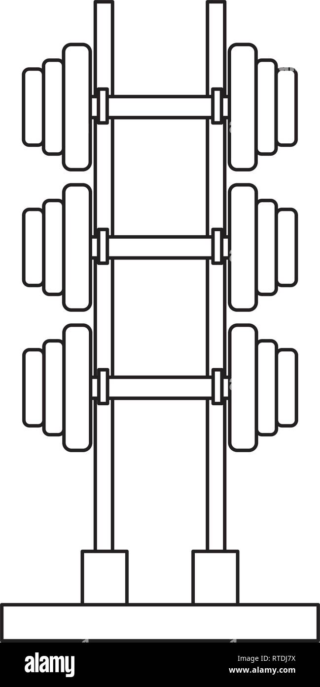 Rack lift Stock Vector Images - Alamy