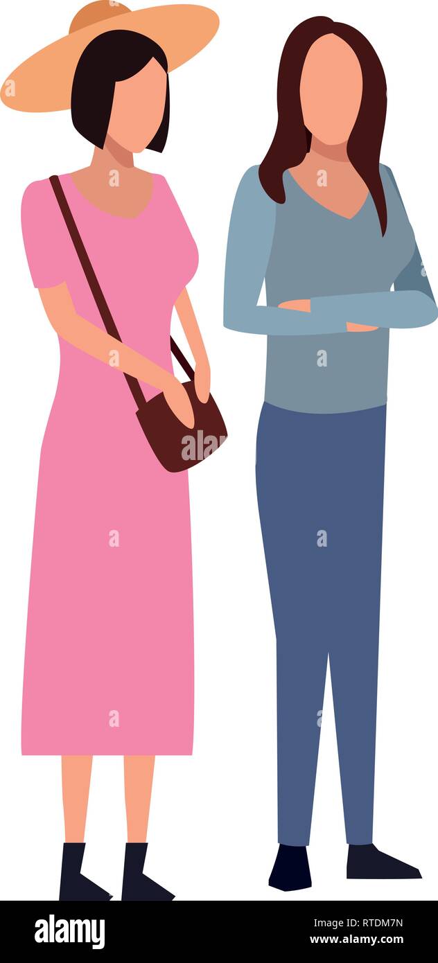 women avatar cartoon Stock Vector Image & Art - Alamy
