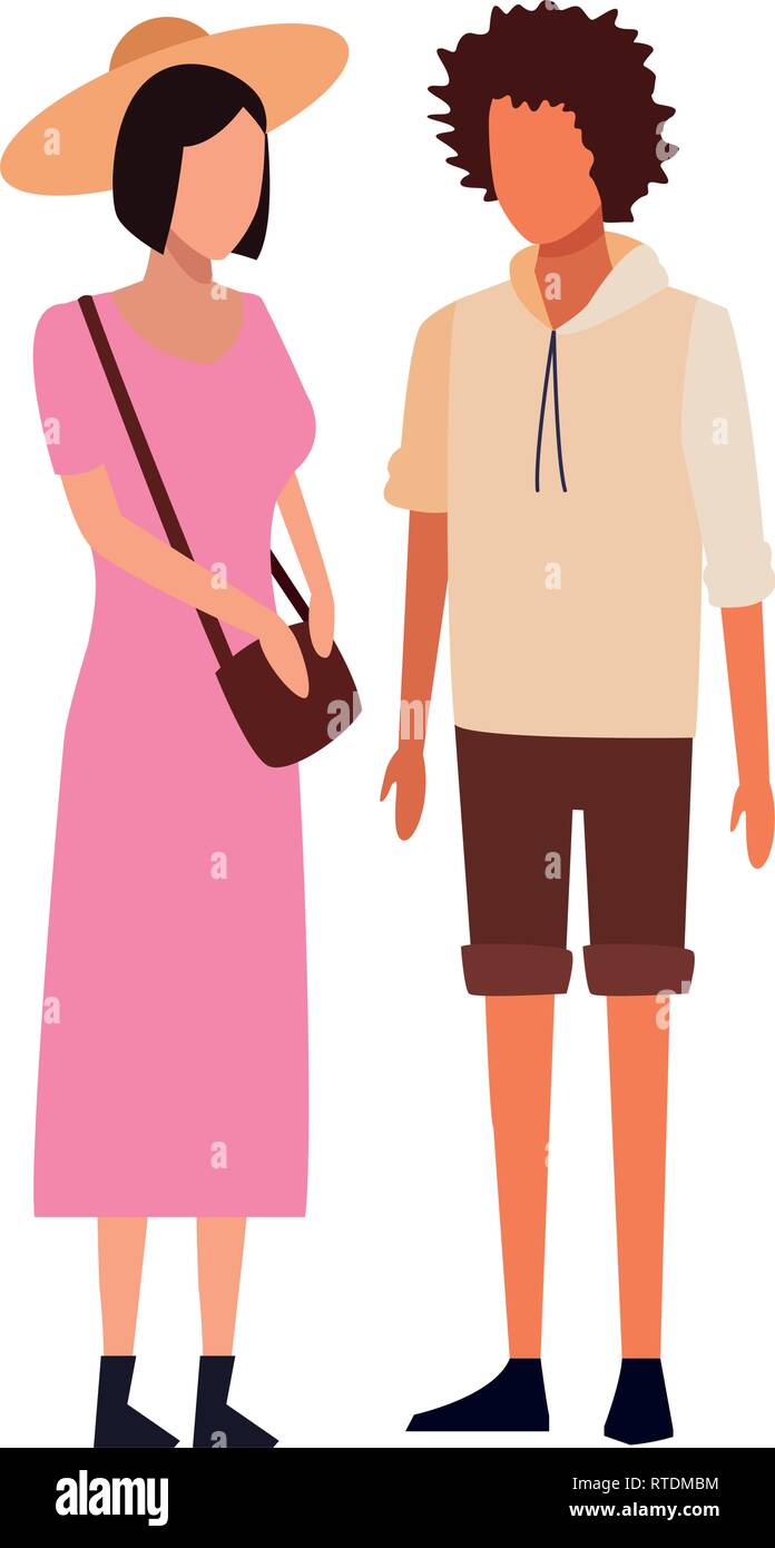 casual people cartoon Stock Vector Image & Art - Alamy