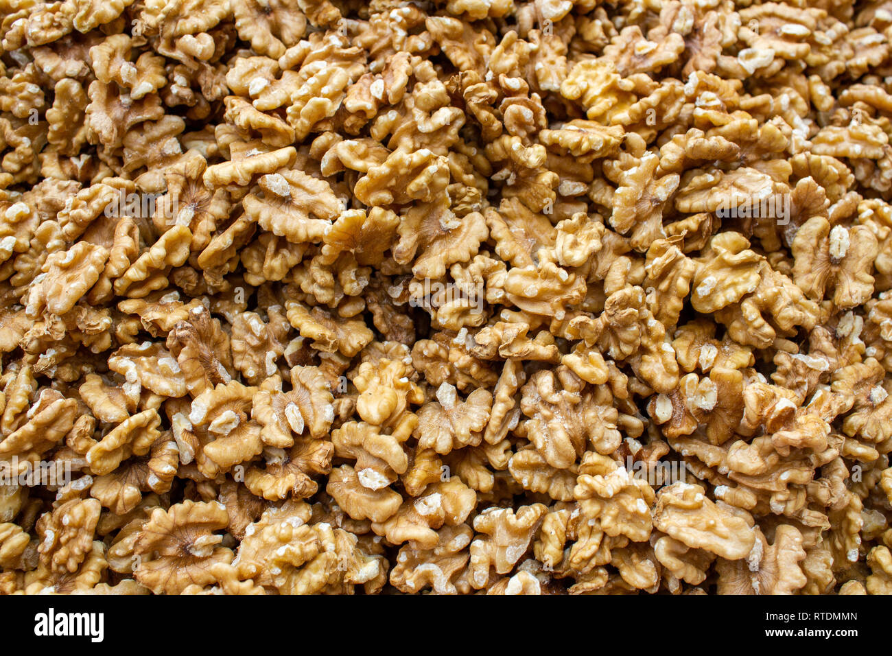 Dried walnut close up Stock Photo - Alamy