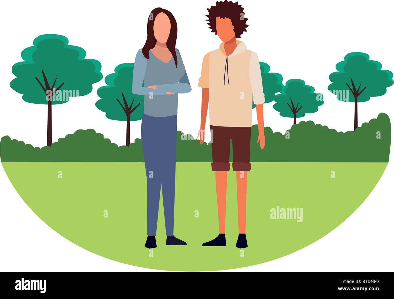 casual people cartoon Stock Vector Image & Art - Alamy