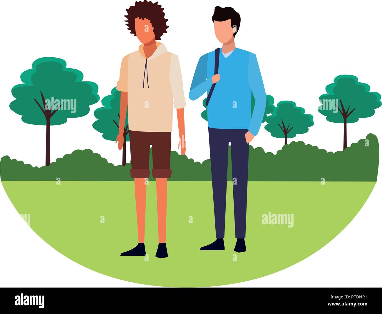 casual people cartoon Stock Vector Image & Art - Alamy