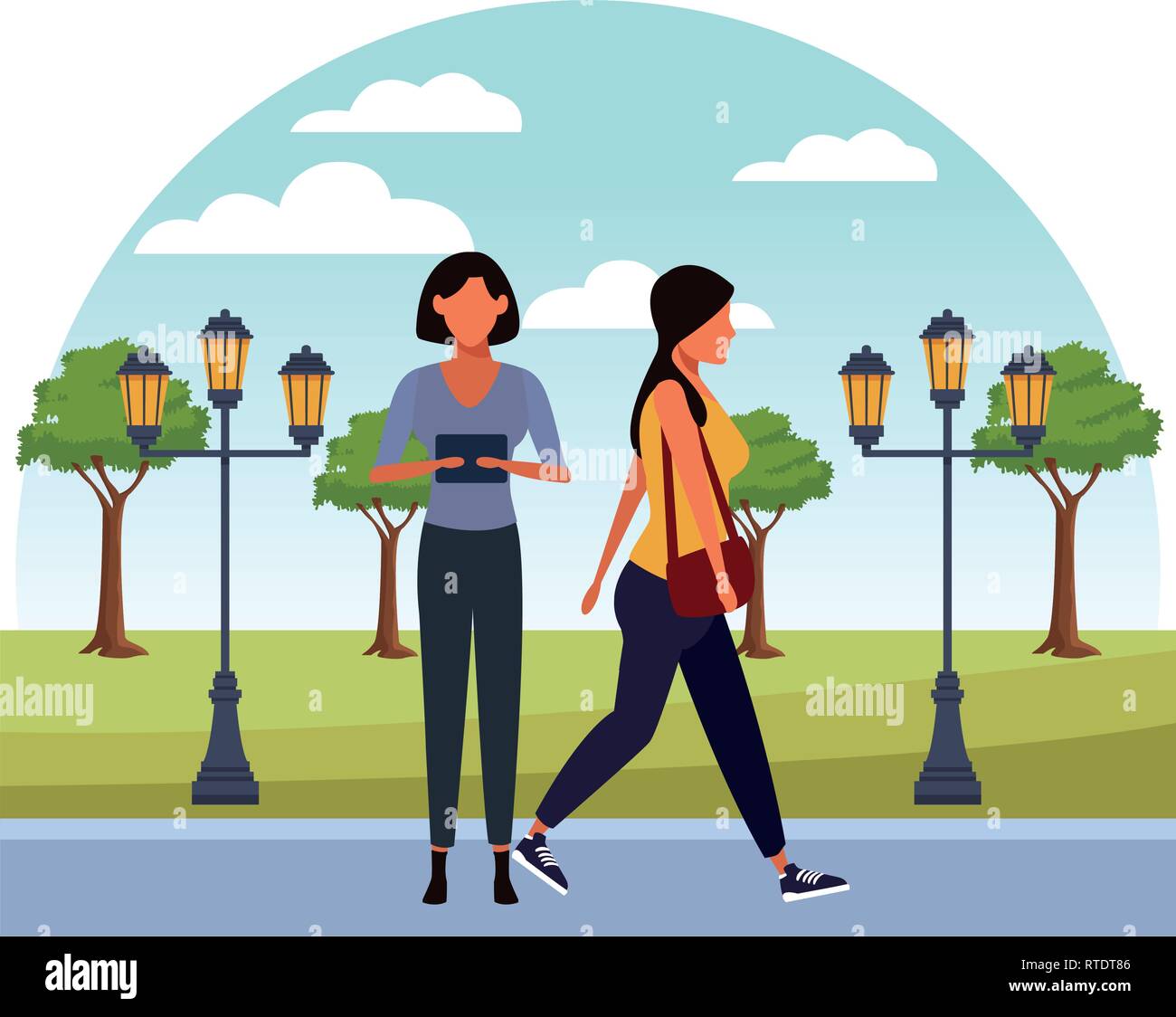casual people cartoon Stock Vector Image & Art - Alamy
