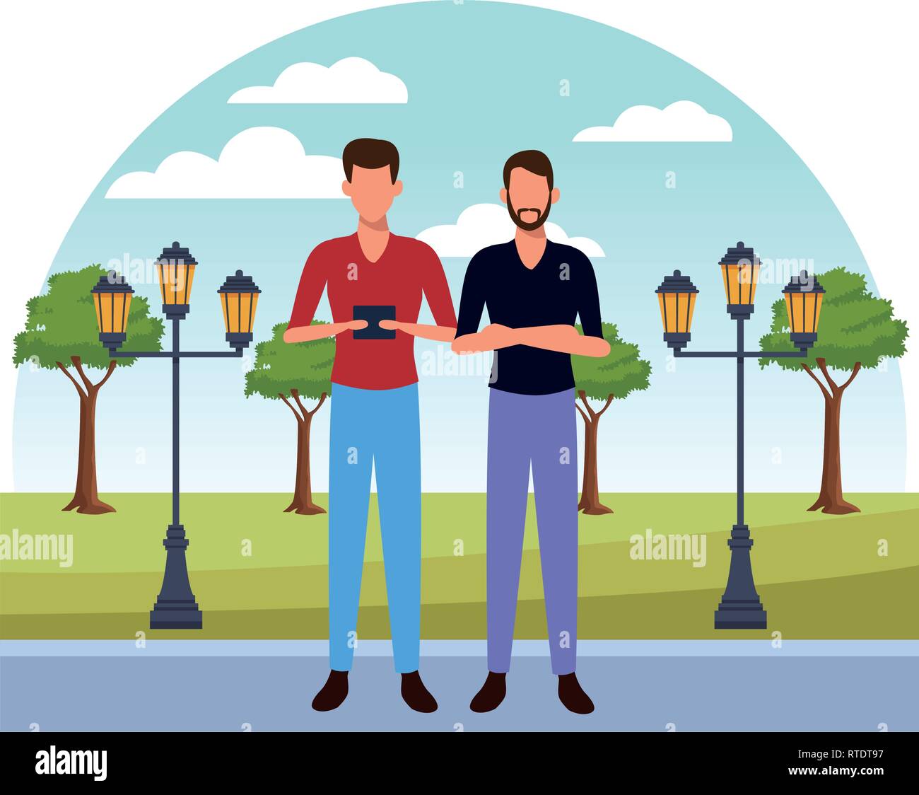 casual people cartoon Stock Vector Image & Art - Alamy