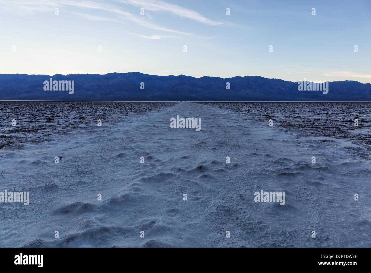 Salt Pan at the Badwater Basin, Death Valley National Park, California ...