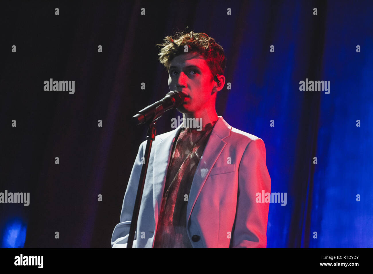 London, UK. February 28, 2019 - South African-born Australian singer ...
