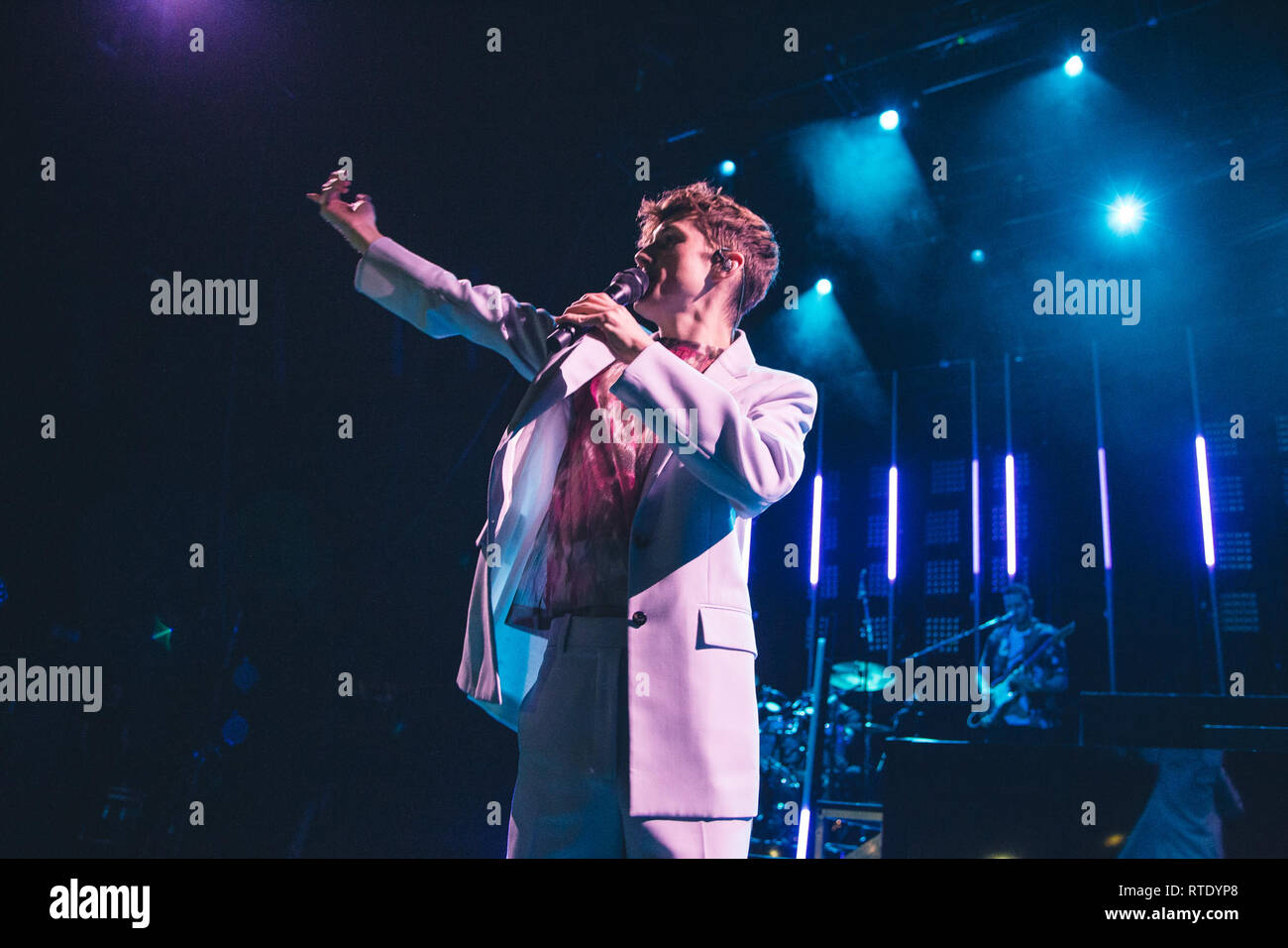 London, UK. February 28, 2019 - South African-born Australian singer ...