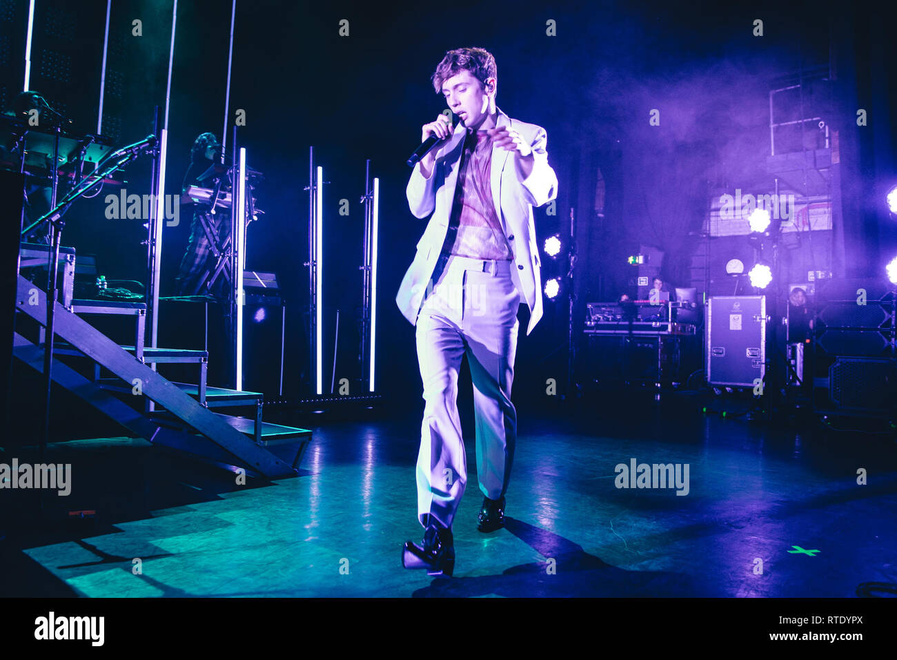 London, UK. February 28, 2019 - South African-born Australian singer ...