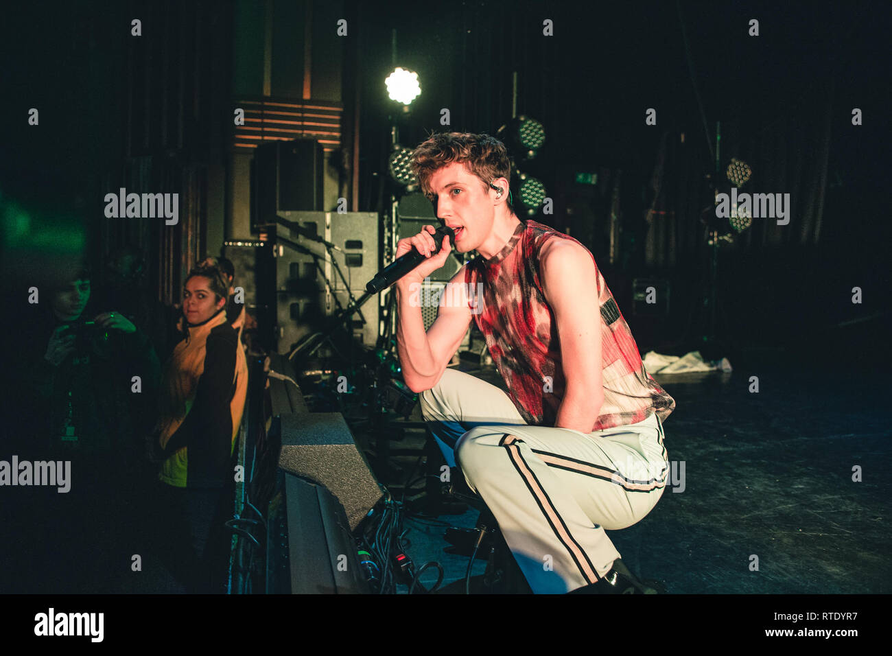 London, UK. February 28, 2019 - South African-born Australian singer ...