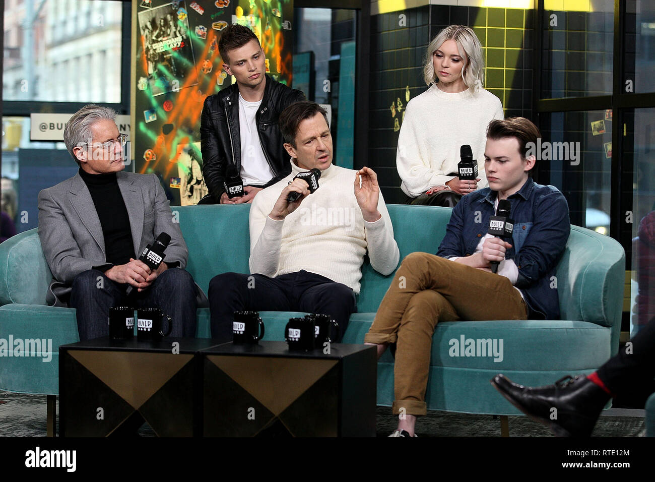 New York, USA. 28 Feb, 2019. Kyle McLaughlan, Darren Mann, Keith ...