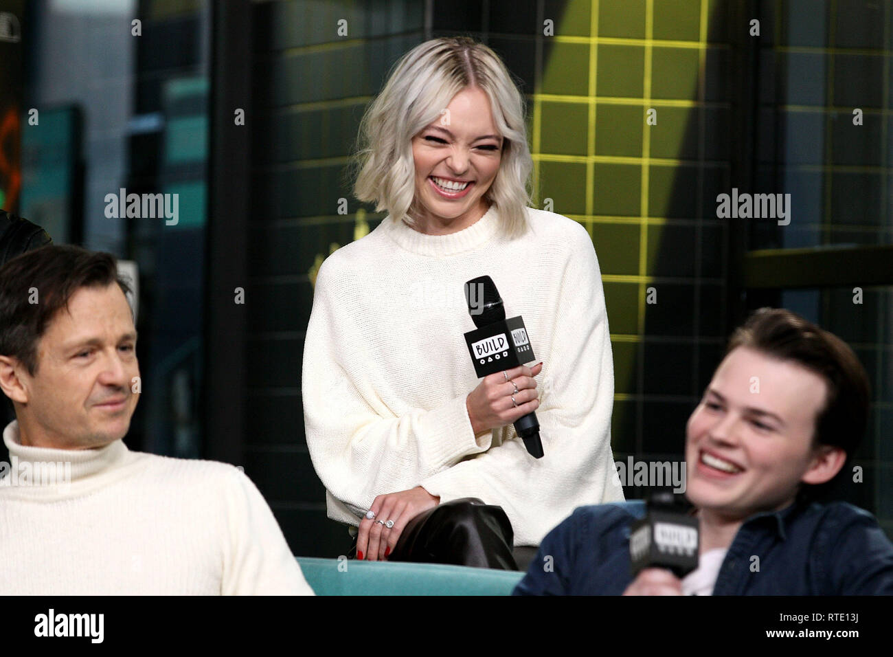 New York, USA. 28 Feb, 2019. Keith Behrman, Taylor Hickson, Josh ...