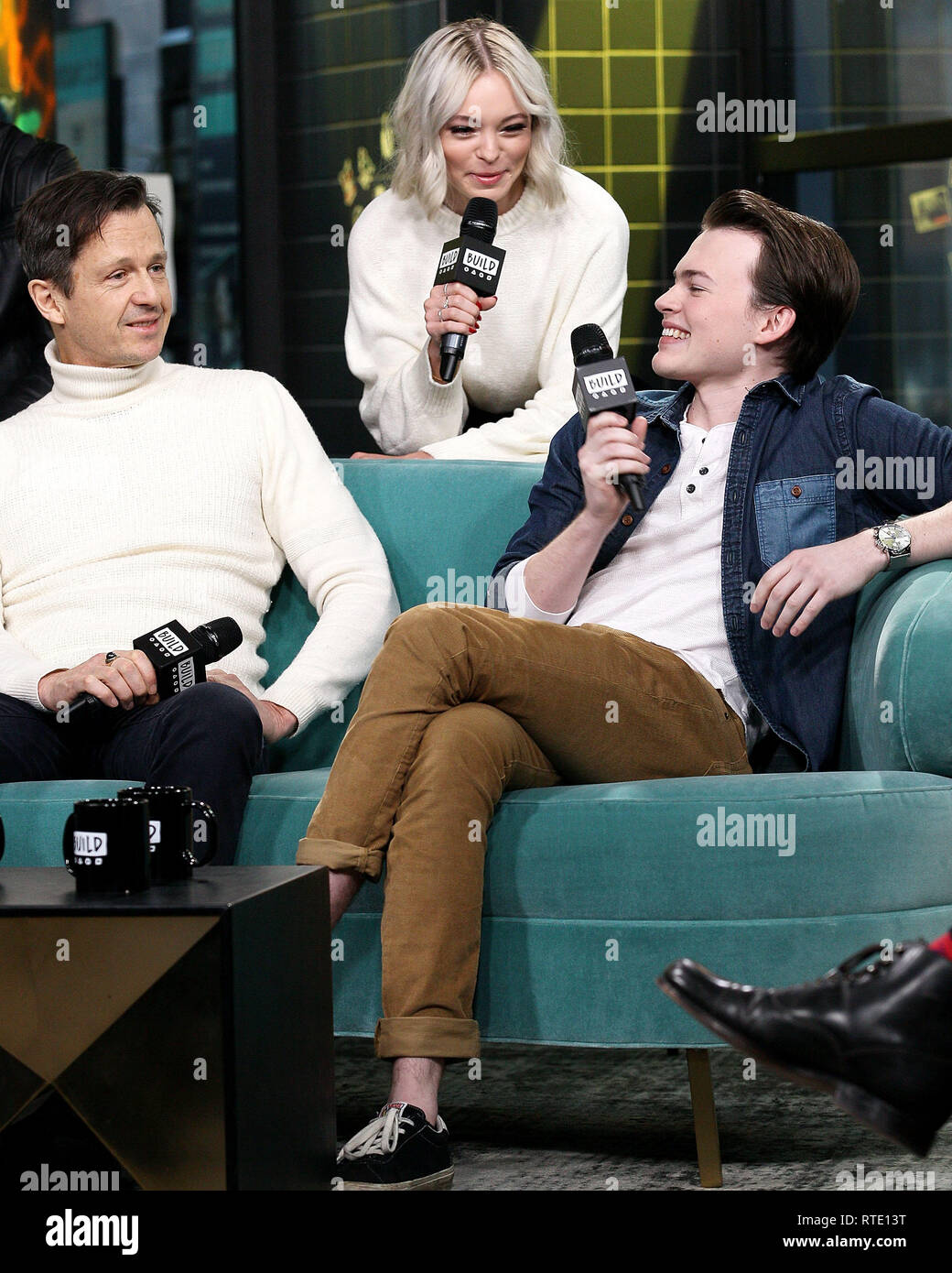 New York, USA. 28 Feb, 2019. Keith Behrman, Taylor Hickson, Josh ...