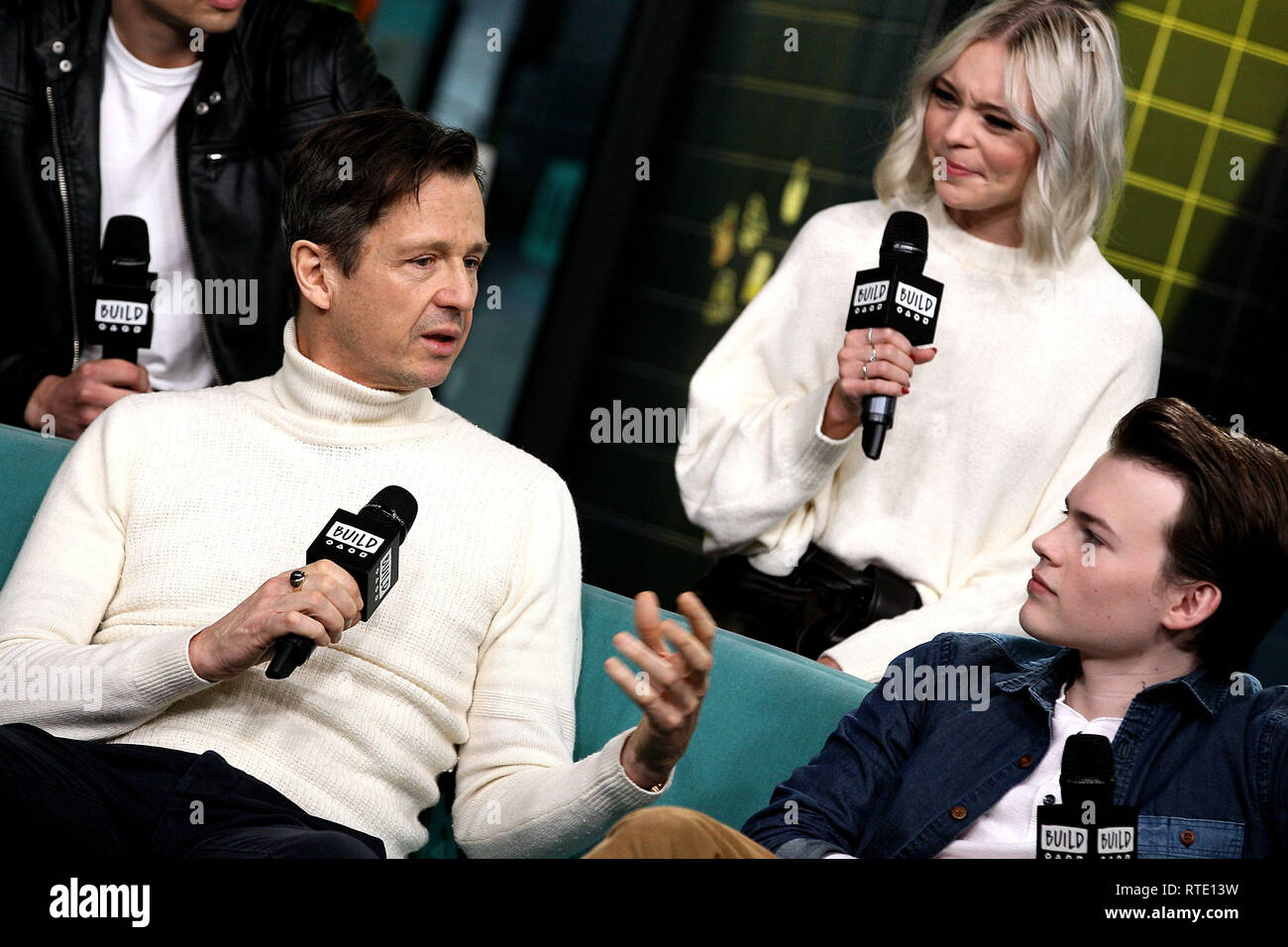 New York, USA. 28 Feb, 2019. Keith Behrman, Taylor Hickson, Josh ...