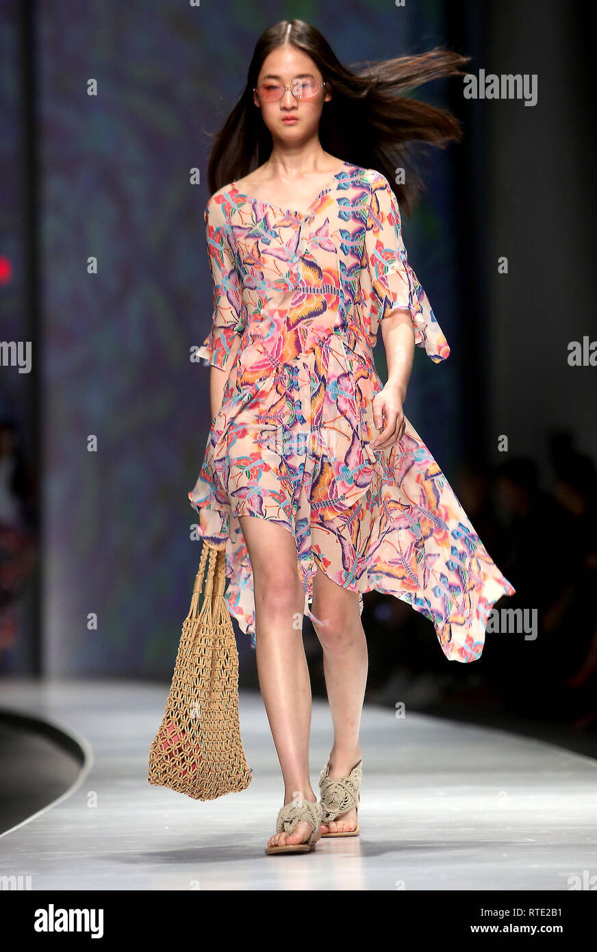 Beijing, China. 31st Oct, 2018. Models wear the latest designs from ...