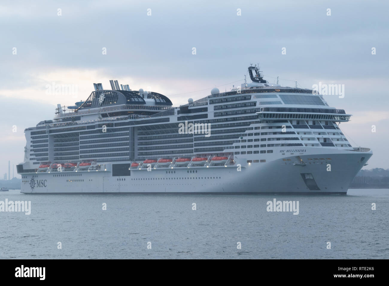 Msc cruises newest cruise ship hi-res stock photography and images - Alamy