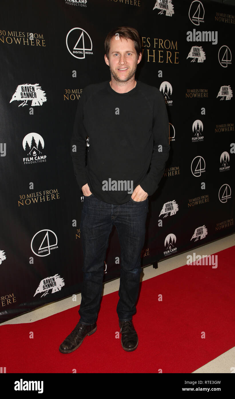 Los Angeles, Ca, USA. 28th Feb, 2019. Derek Richardson, at the Los ...