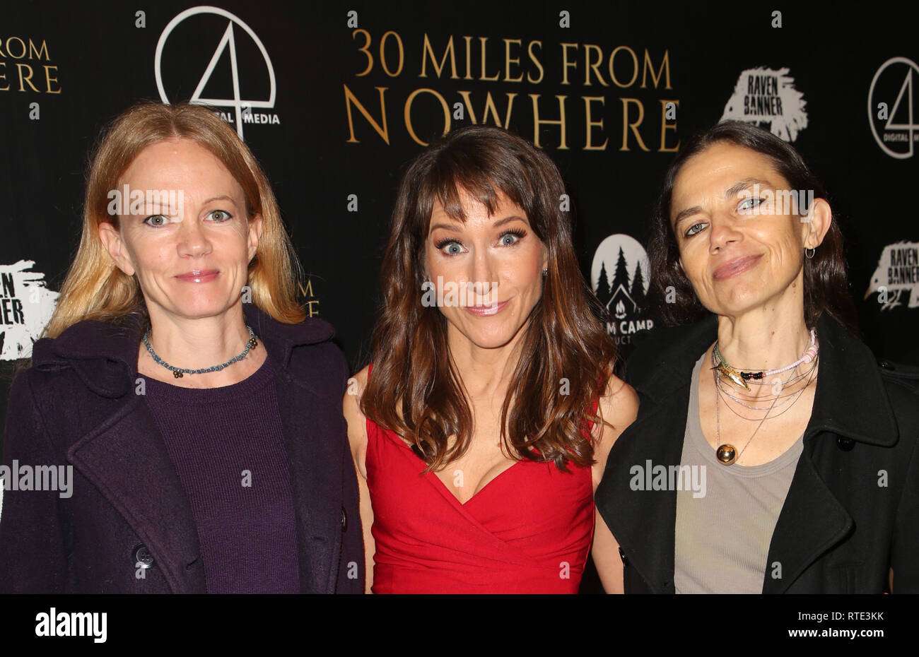 Los Angeles, Ca, USA. 28th Feb, 2019. Amy Graham, Seana Kofoed, Justine ...