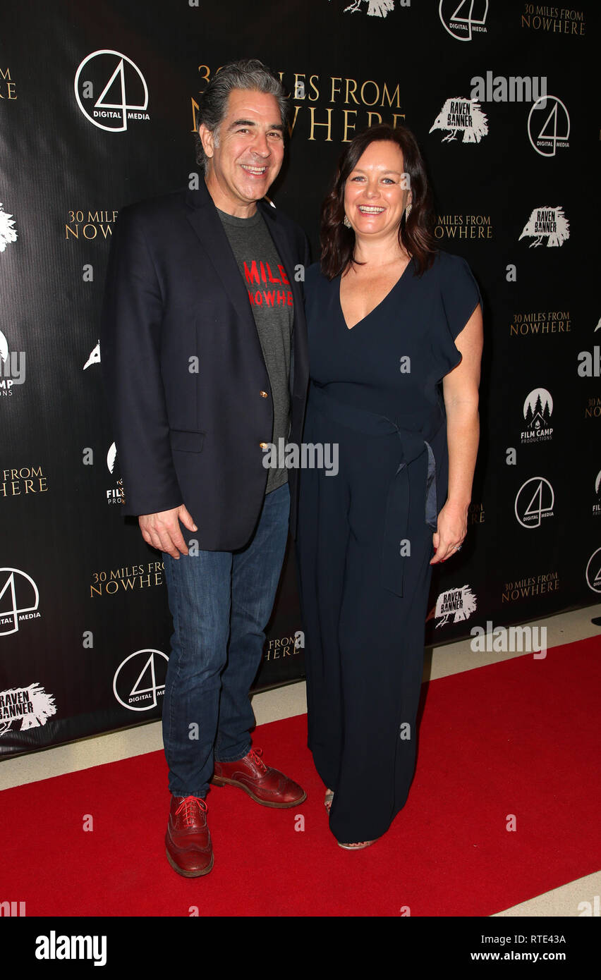 Los Angeles, Ca, USA. 28th Feb, 2019. Tom Fencl, Kelly Demaret, at the ...