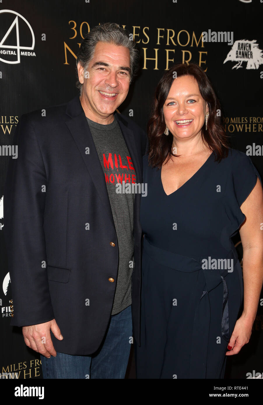 Los Angeles, Ca, USA. 28th Feb, 2019. Tom Fencl, Kelly Demaret, at the ...