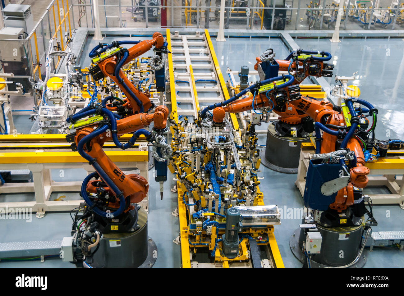 Tesla Factory Robots