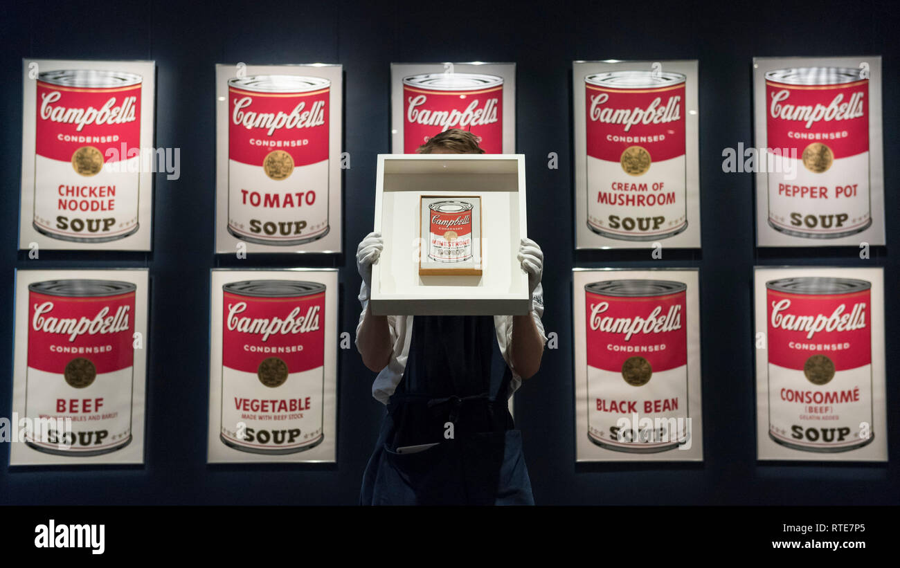 Andy warhol soup hi-res stock photography and images - Alamy
