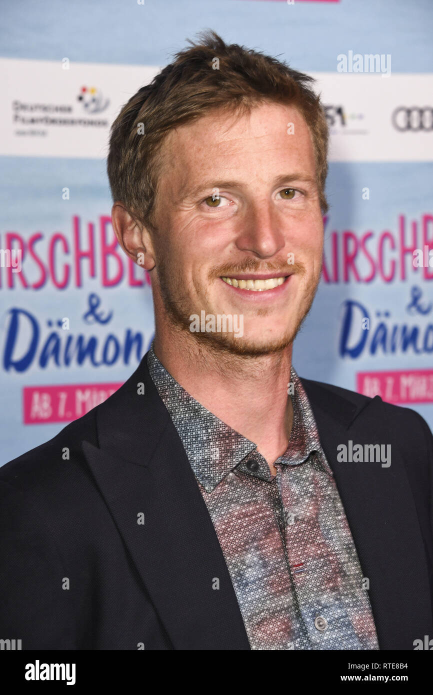Muenchen, Deutschland. 28th Feb, 2019. Golo Euler, am Donnerstag, 28.02.2019 Filmpremiere ...