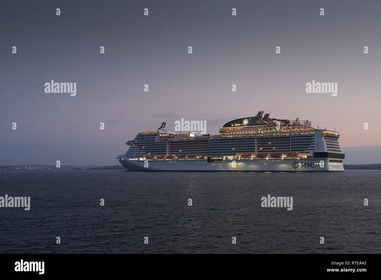 Southampton, UK. 1st Mar, 2019. MSC Cruises New Flag Ship, MSC ...