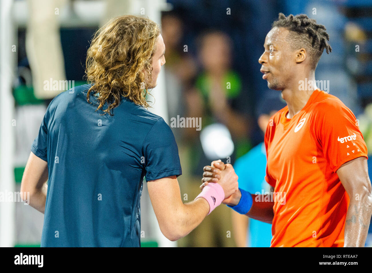 Dubai, UAE. 01st March, 2019. during the Dubai Duty Free Tennis ...