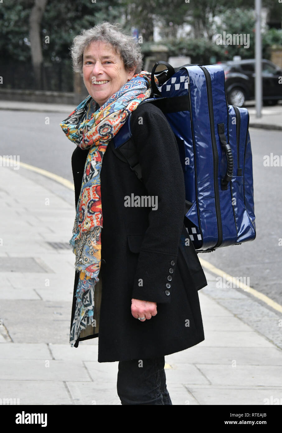 London, UK. 01st March, 2019. Linda Bassett (Nurse Phyllis Crane in the ...