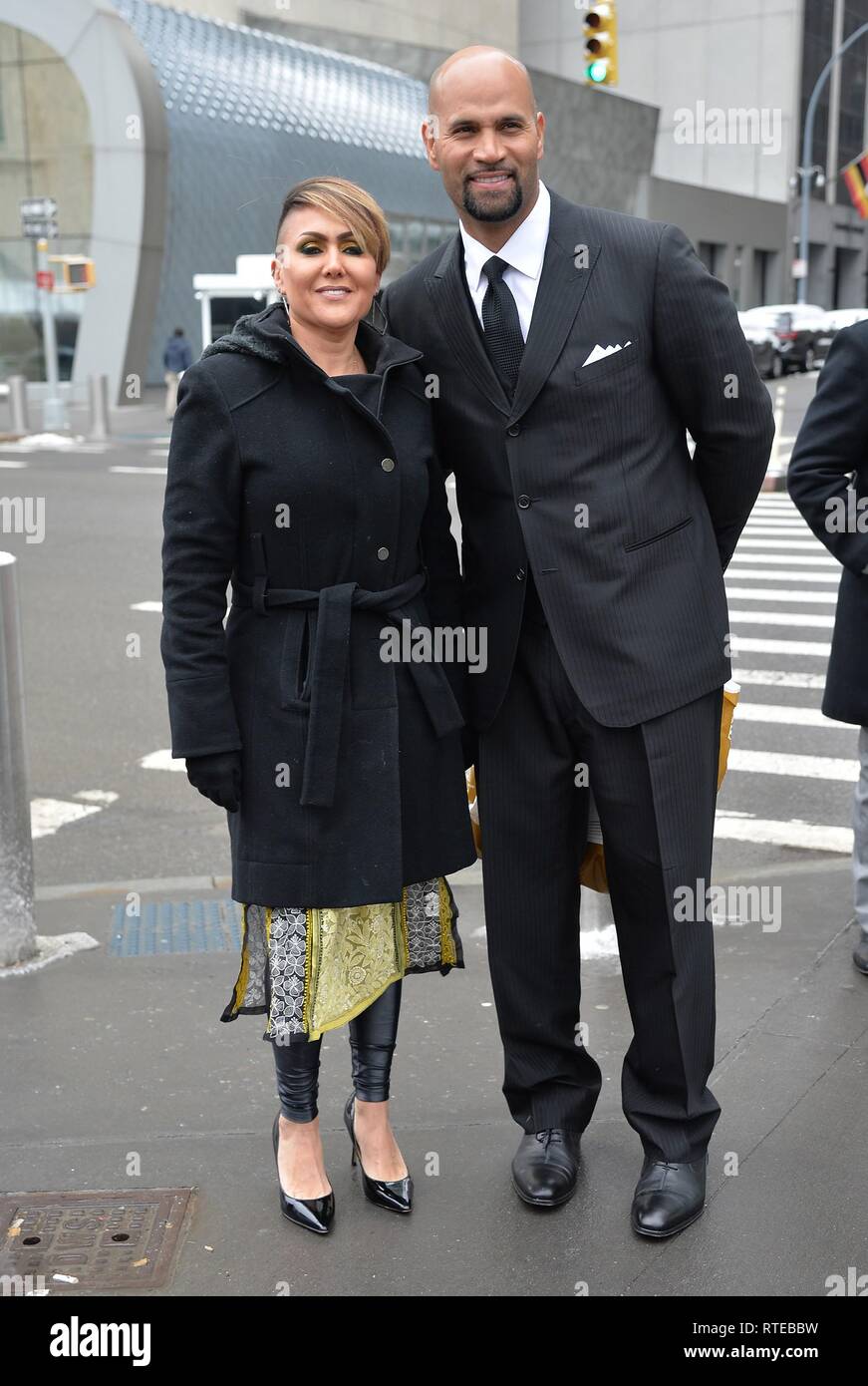 New York, NY, USA. 1st Mar, 2019. Deidre Pujols, Albert Pujols at ...