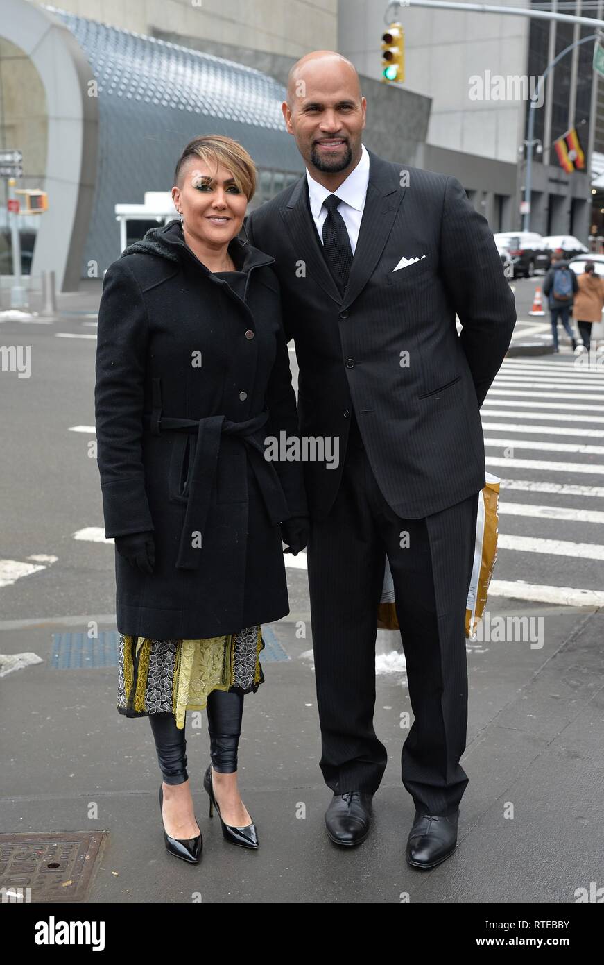 New York, NY, USA. 1st Mar, 2019. Deidre Pujols, Albert Pujols at ...