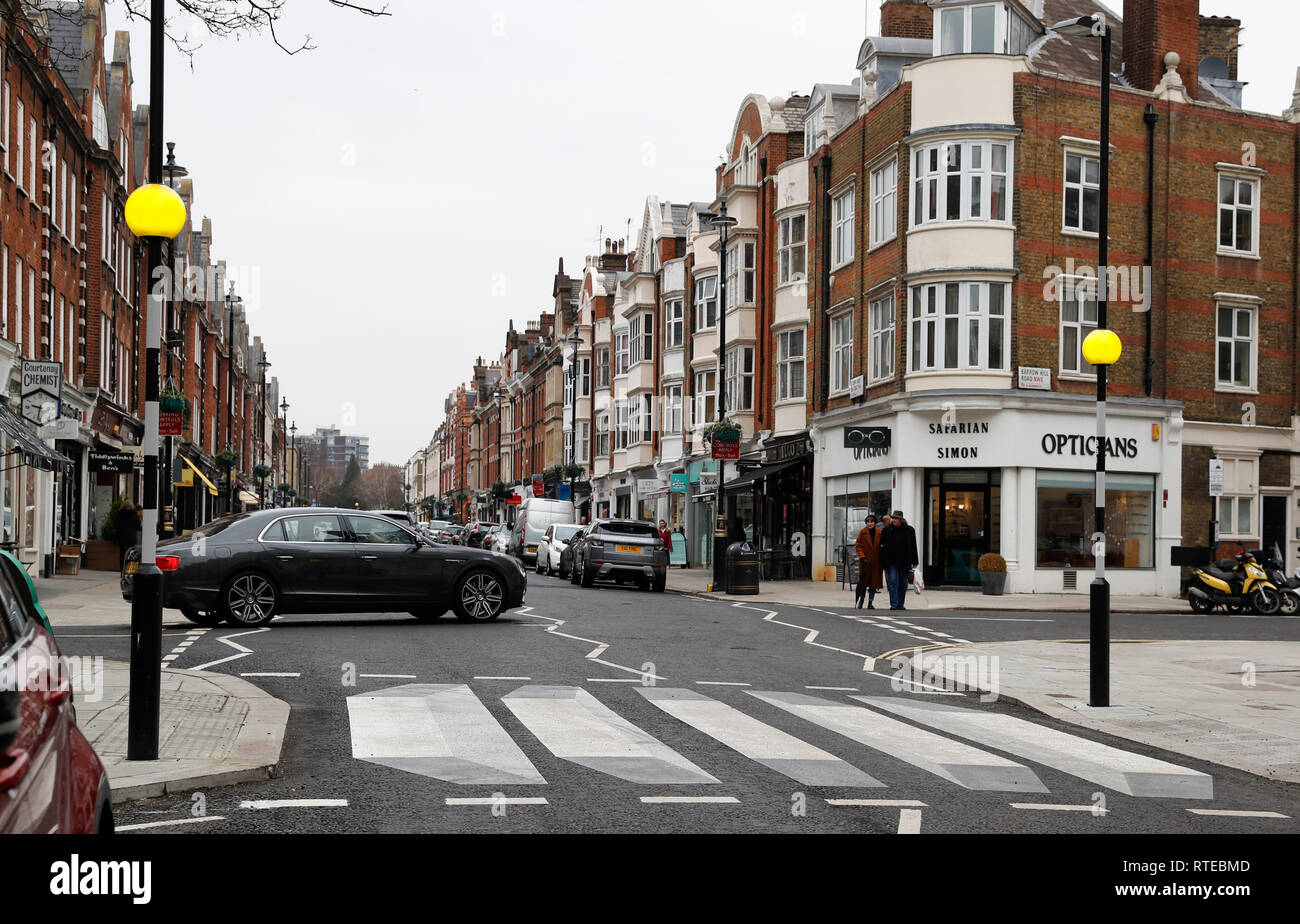 3d zebra crossing in north london hi-res stock photography and images ...