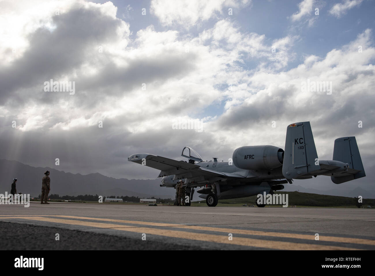 U.S. Airmen with the 442nd Fighter Wing, Whiteman Air Force Base ...