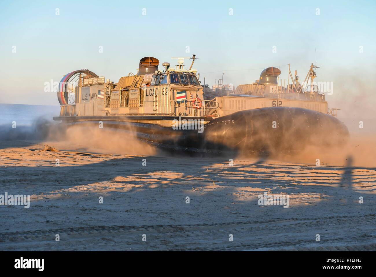CAMP PENDLETON, Calif. (Feb. 23, 2019) Landing Craft Air Cushion (LCAC ...