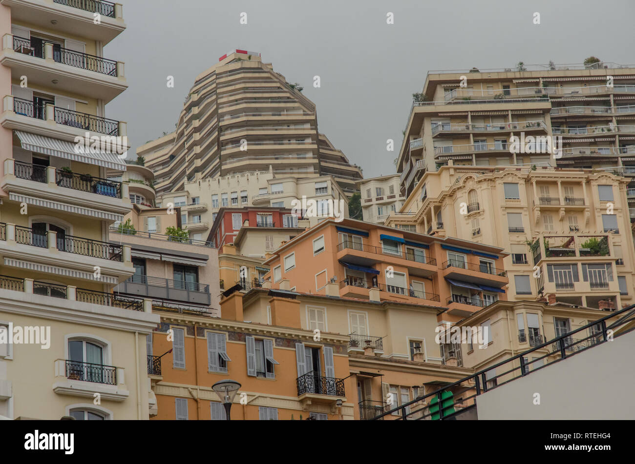 MONACO SEP 2018 buildings in monaco Stock Photo - Alamy