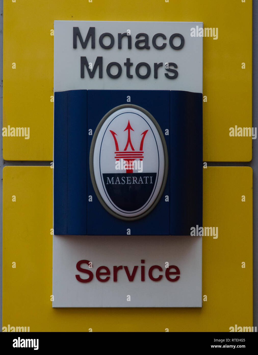 Monaco logo hi-res stock photography and images - Alamy