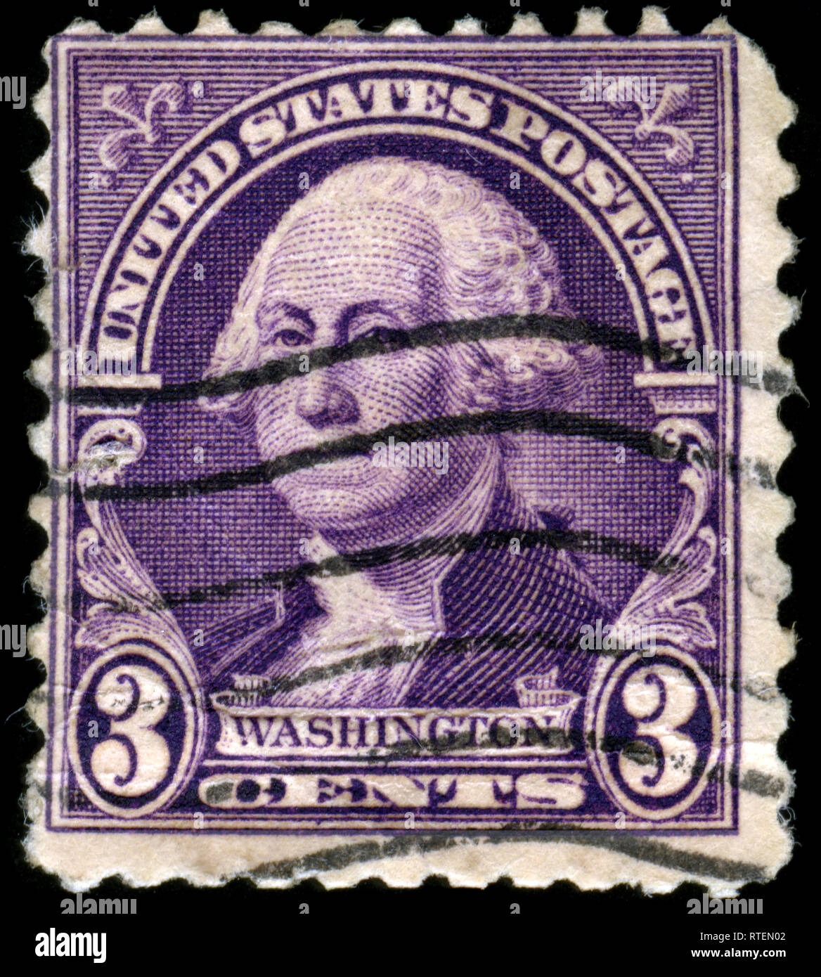 Us postage stamp george washington hi-res stock photography and images ...