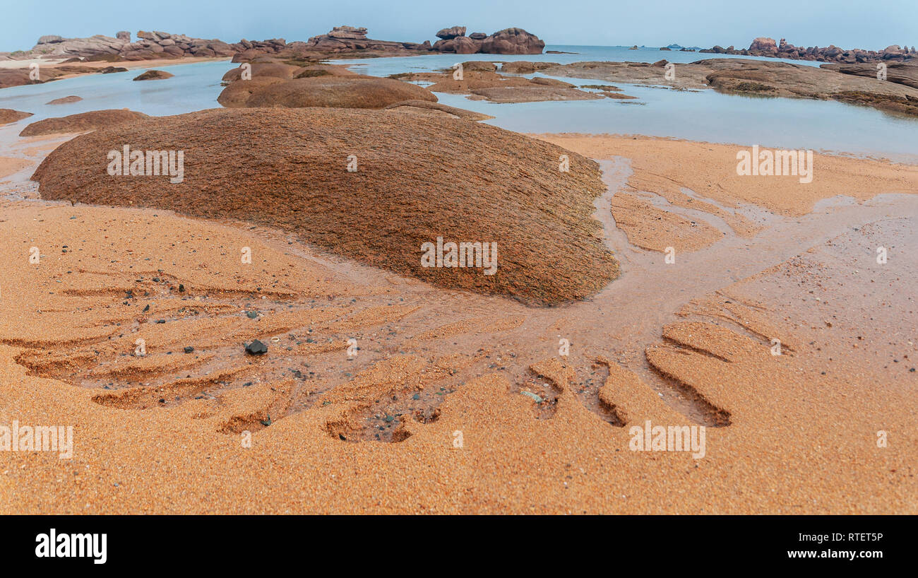 Amazing Rock Formations on the Cote Granit Rose in Brittany, France ...