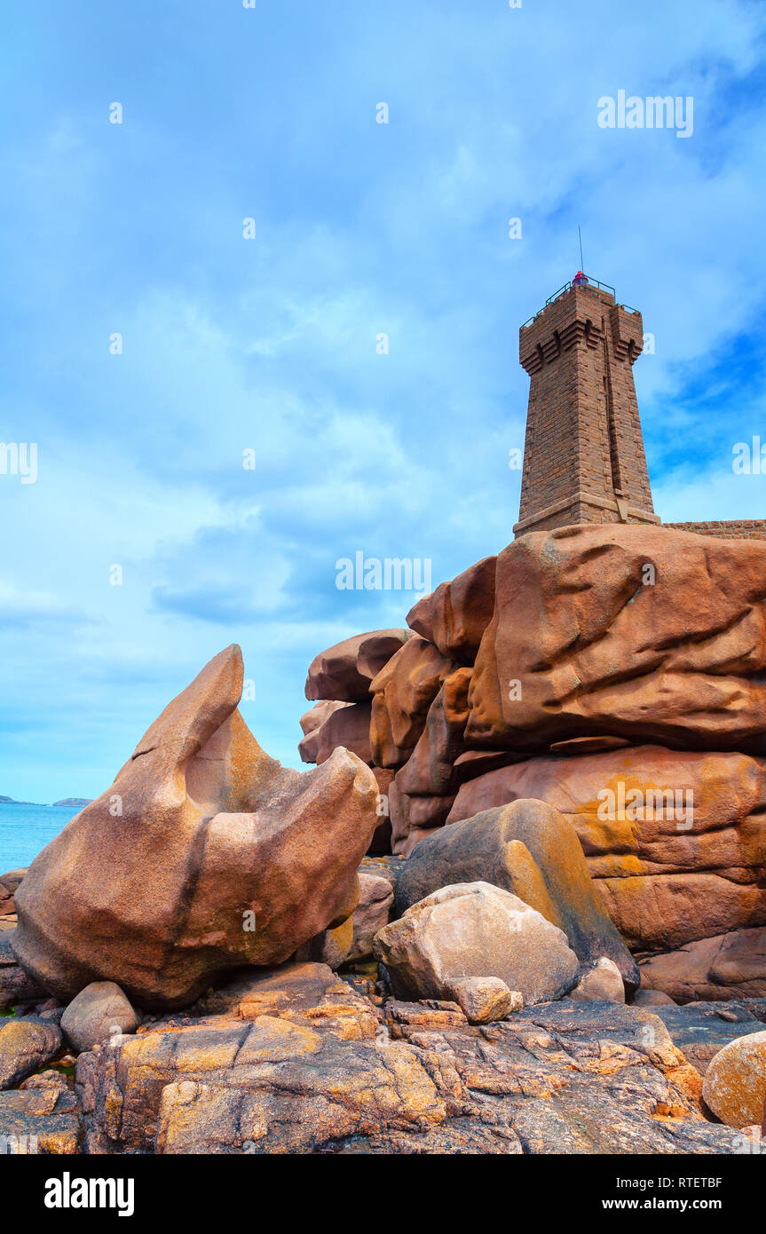 Amazing Rock Formations on the Cote Granit Rose in Brittany, France ...