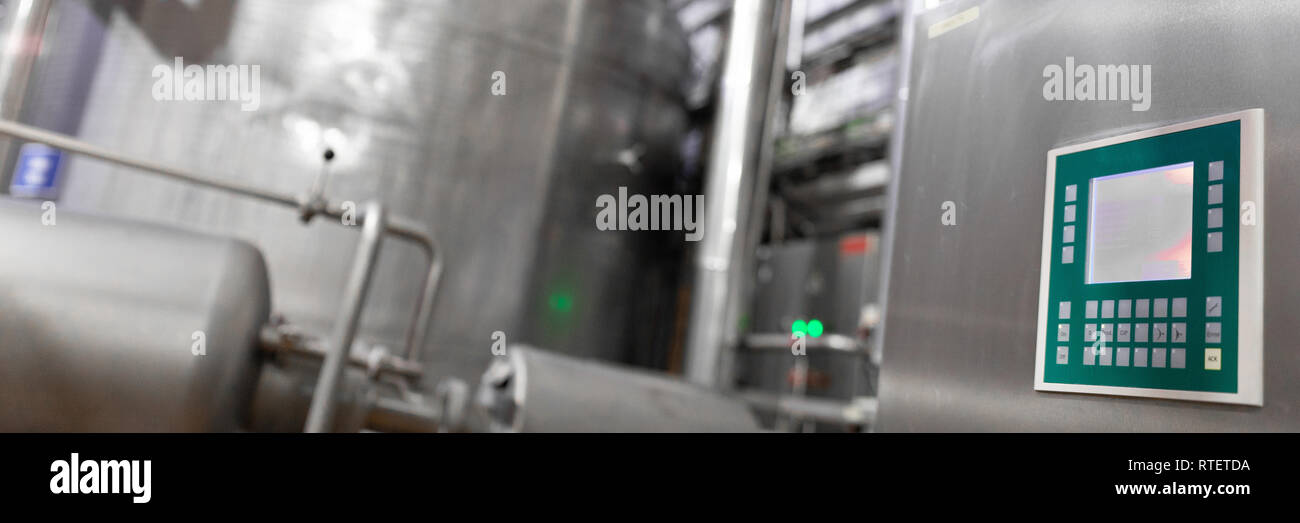 Factory control panel Stock Photo - Alamy